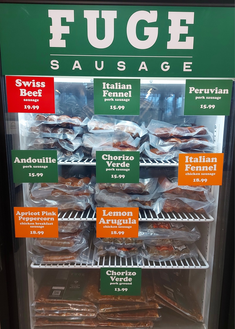 FUGE SAUSAGE - ACME Meat Market - Products Locally made gourmet sausages